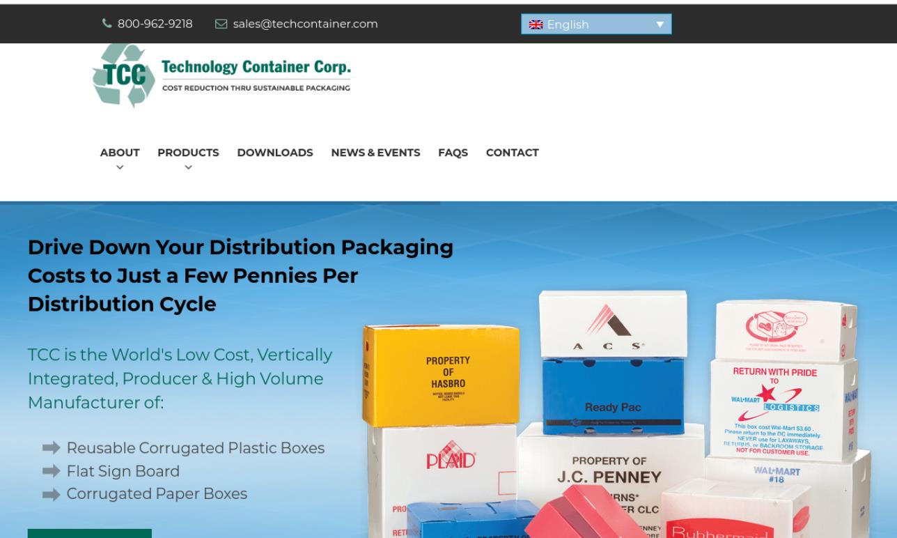 Technology Container Corporation | Corrugated Box Manufacturers and ...